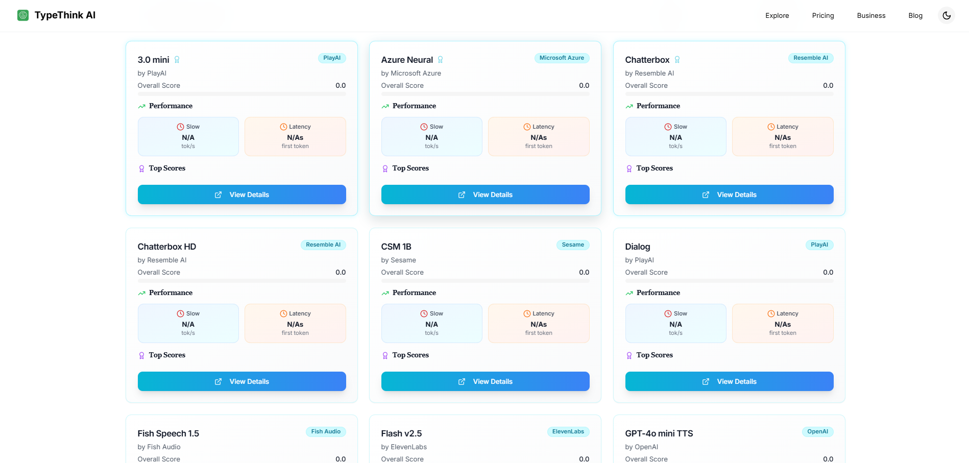 Text-to-Speech Models | TypeThink AI